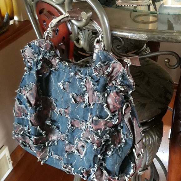 Ashro | Shoes | Jean Boots And Matching Purse | Poshmark